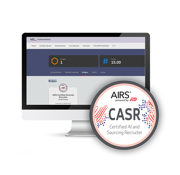 Certified AI and Sourcing Recruiter (CASR) – AIRS Training