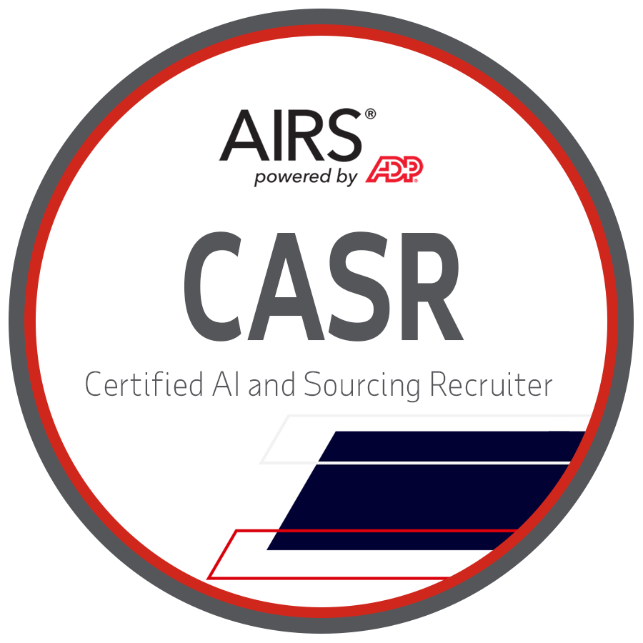 Certified AI and Sourcing Recruiter (CASR) – AIRS Training